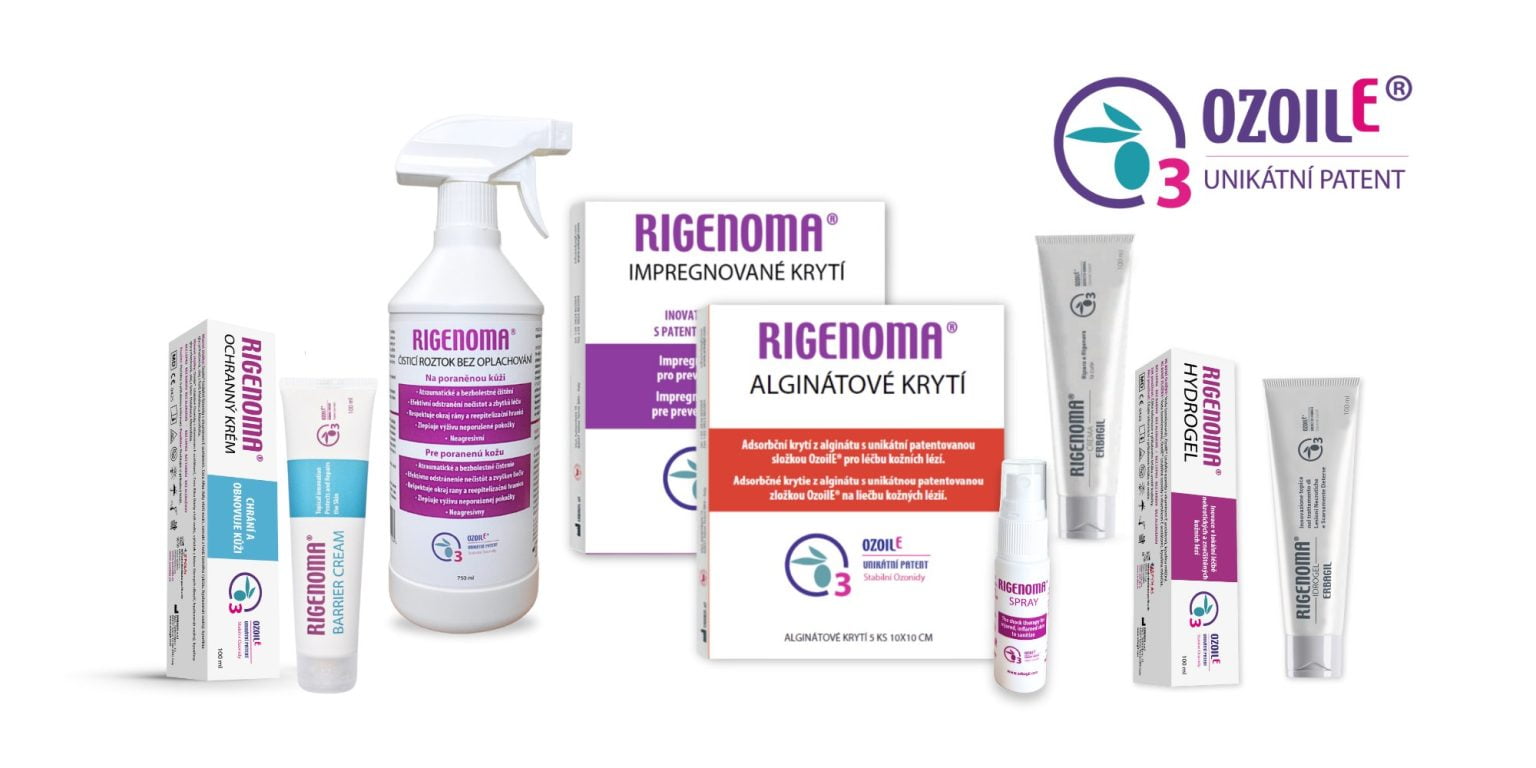 RIGENOMA - revoluční koncept hojení ran a zánětů